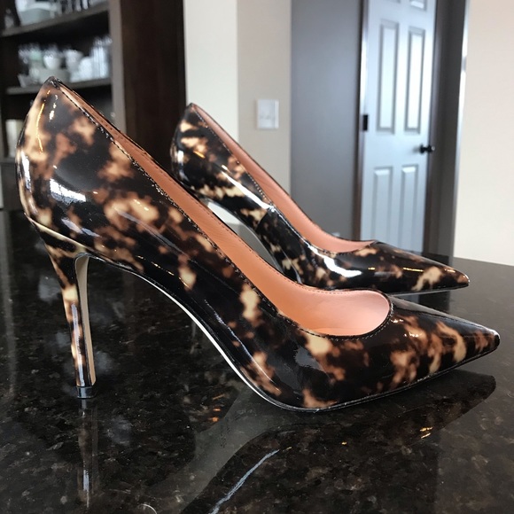 kate spade | Shoes | New Kate Spade Vivian Pumps Tortoise Patent 75 ...